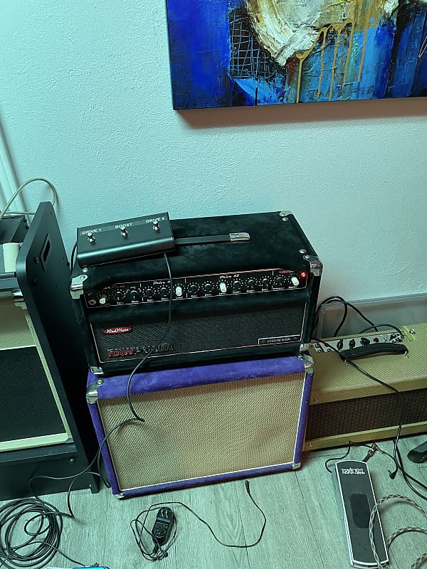 Red plate Amps stardust limited edition - black suede | Reverb