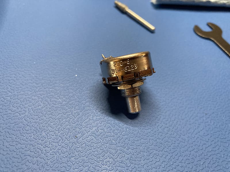 1961 250K Stackpole REVERSE AUDIO Potentiometer Lefty Fender | Reverb