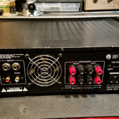 Pyramid PA1000X stereo power amplifier | Reverb