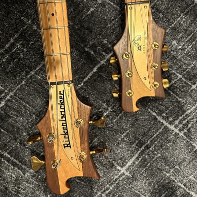 Rickenbacker Left-Handed Doubleneck 4080 Early 90's - Walnut | Reverb