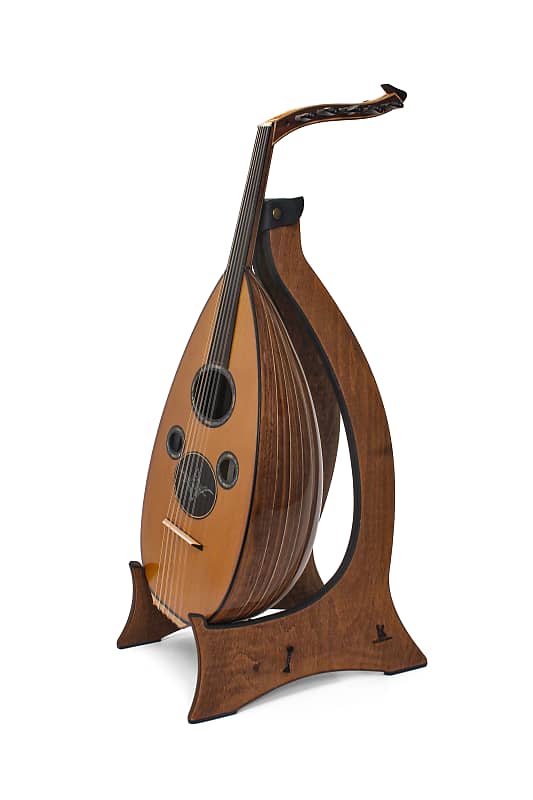 Luxury Handmade Walnut Iraqi Floating Bridge Oud Instrument, | Reverb