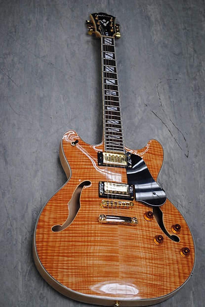 Washburn HB35 Natural Gloss Electric Guitar | Reverb Australia