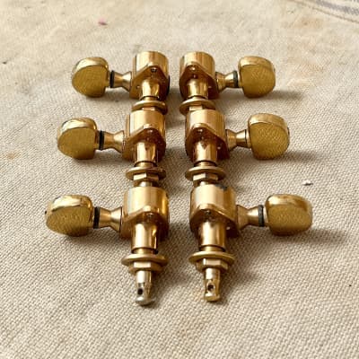 Vintage 1970's Grover Bullseye Rotomatic Guitar Tuners 3+3 | Reverb