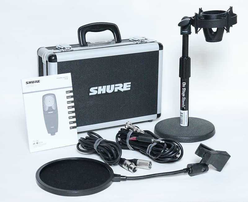 Shure PG42 Condenser Microphone with Case, Owner's Manual, | Reverb