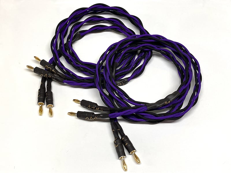 Pinetree Audio Ethereal 15AWG Braided Speaker Cables 12ft. | Reverb