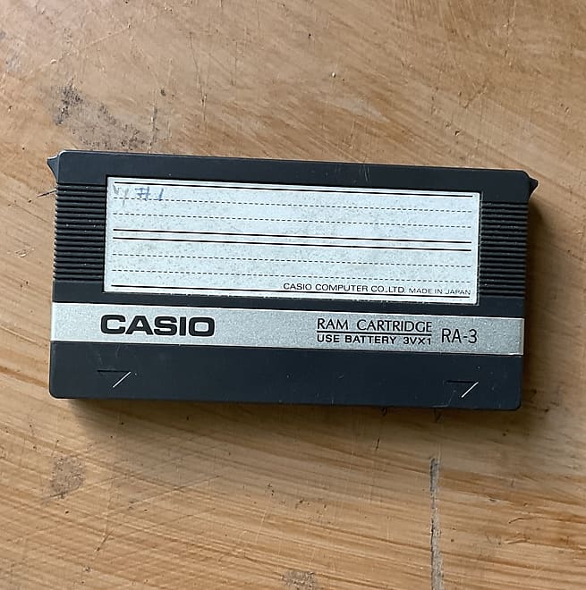 Casio RA-3 - Casio RA-3 - Ram Cartridge (For Cz 1, Cz 5000, | Reverb