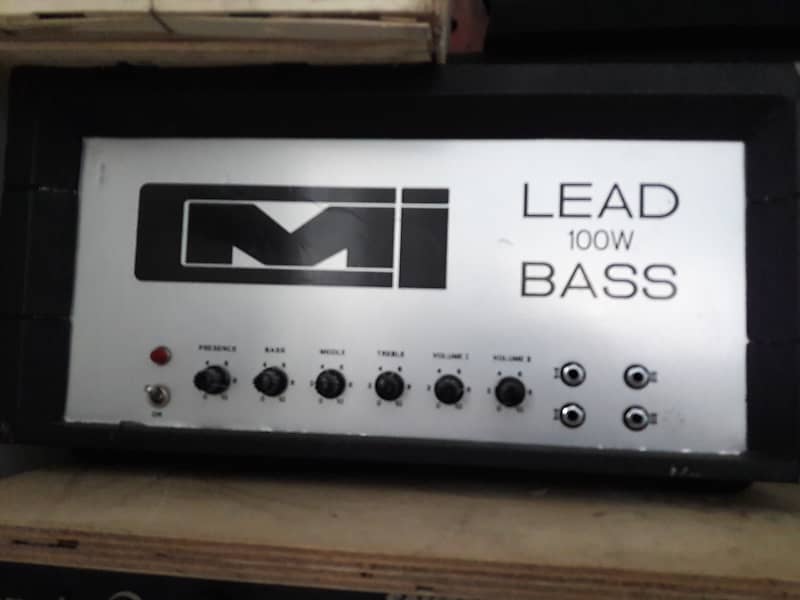 CMI Lead Bass 100 1976/77 Silver and Blue | Reverb