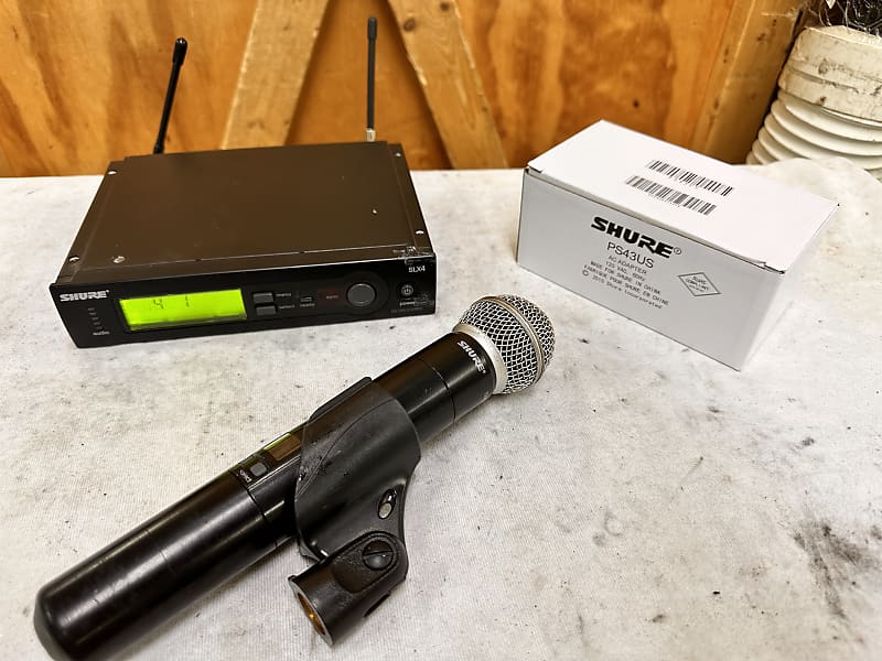 Shure SLX24 SM58 Wireless System w/SLX2 Mic SLX4 Receiver - | Reverb