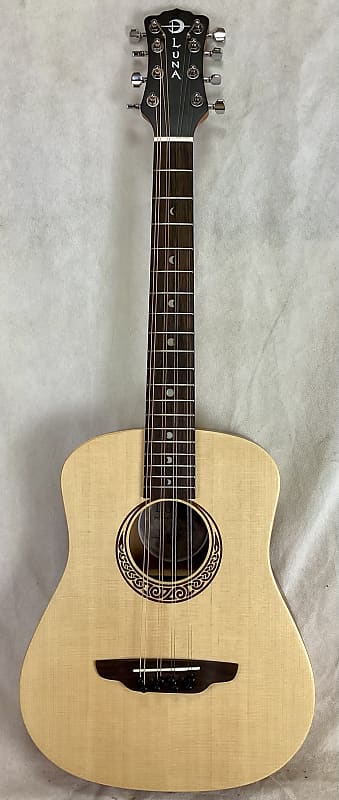 8 string Tenor Guitar conversion of Luna travel dreadnought | Reverb