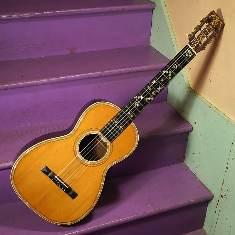 1890s Bauer Presentation Grade Brazilian Rosewood Parlor | Reverb UK