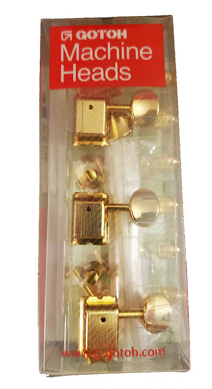 Gotoh 6 In Line Left Hand Vintage Style Locking Tuning | Reverb