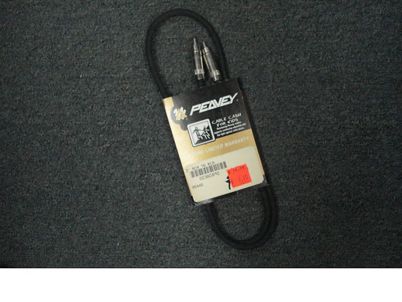 Peavey 3' RCA to RCA Cable | Reverb