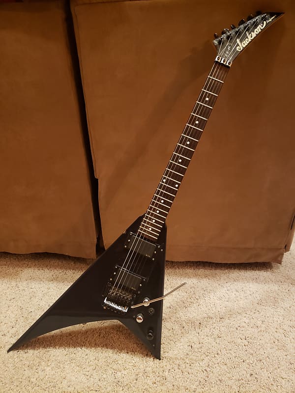 Jackson PS-37 ~ EMG Active Pickups ~ Blue ~ Rhoads Flying V | Reverb