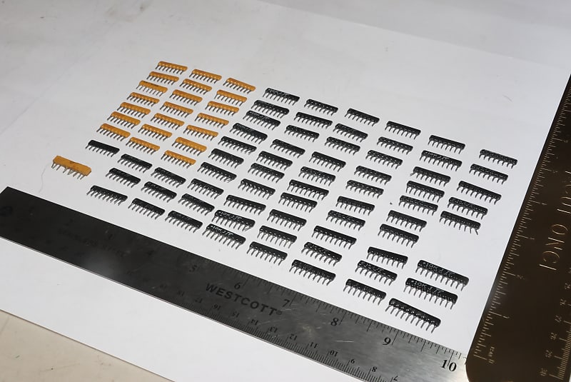 Lot vintage Resistor Network SIP array 2.54mm bussed Radio | Reverb