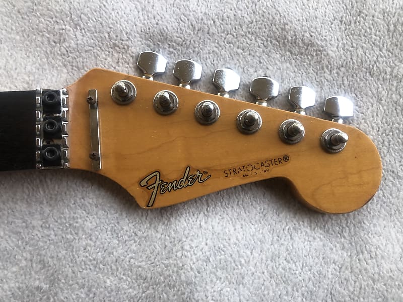 Fender Stratocaster 1989 neck FLAME maple Made in Japan Gotoh | Reverb