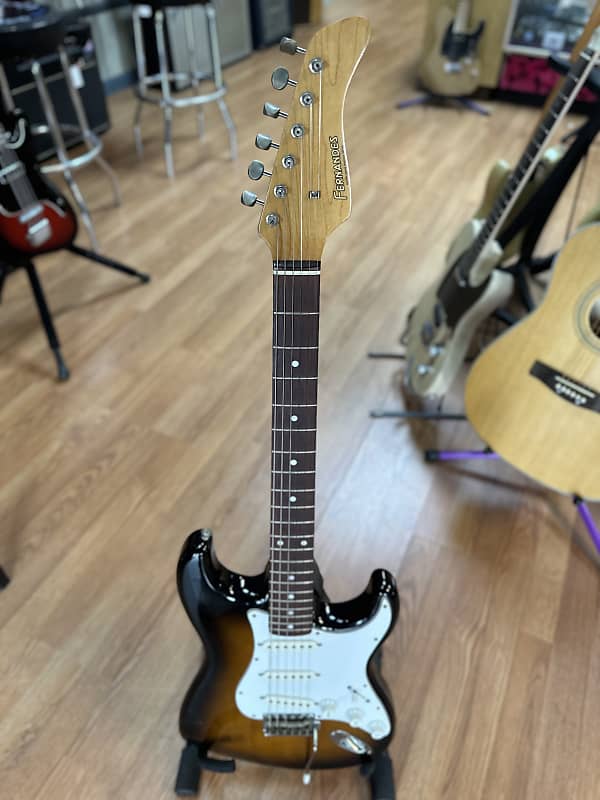 Fernandes Strat 2 tone sunburst, OHC, early 1990's made in | Reverb