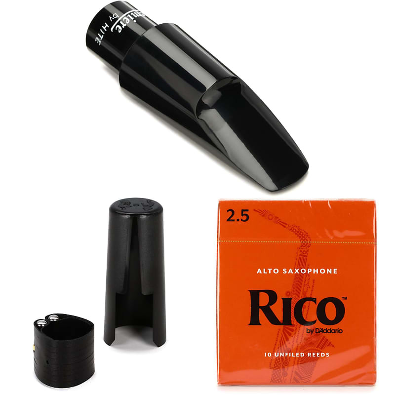 J&D Hite Premier Alto Sax Mouthpiece Ligature and Reeds | Reverb