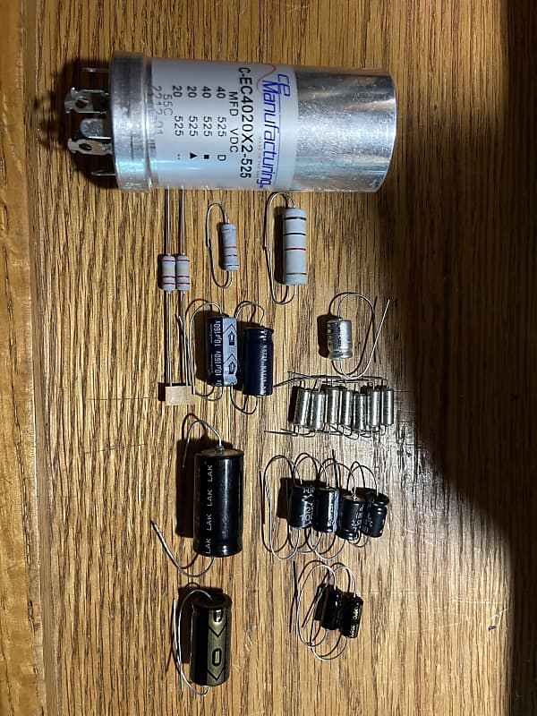 Peavey Classic 100 A Or B series complete Capacitor Kit | Reverb