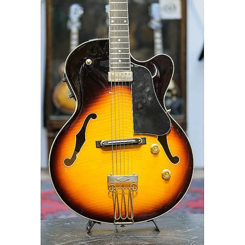 Yamaha AEX1500 Archtop Jazz Box Hollowbody Guitar with Case - | Reverb