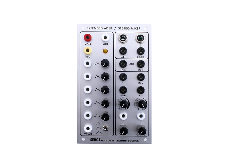 Serge Modular Extended Adsr Stereo Mixer Analog Reverb