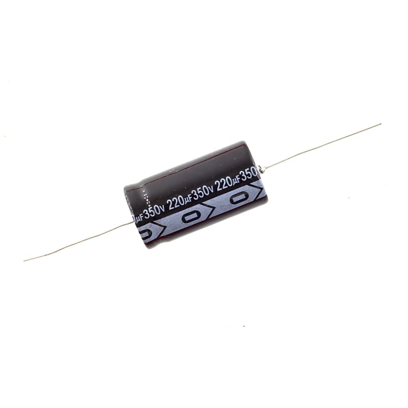 Axial Polarized Electrolytic Capacitor, 220uf @ 350VDC | Reverb