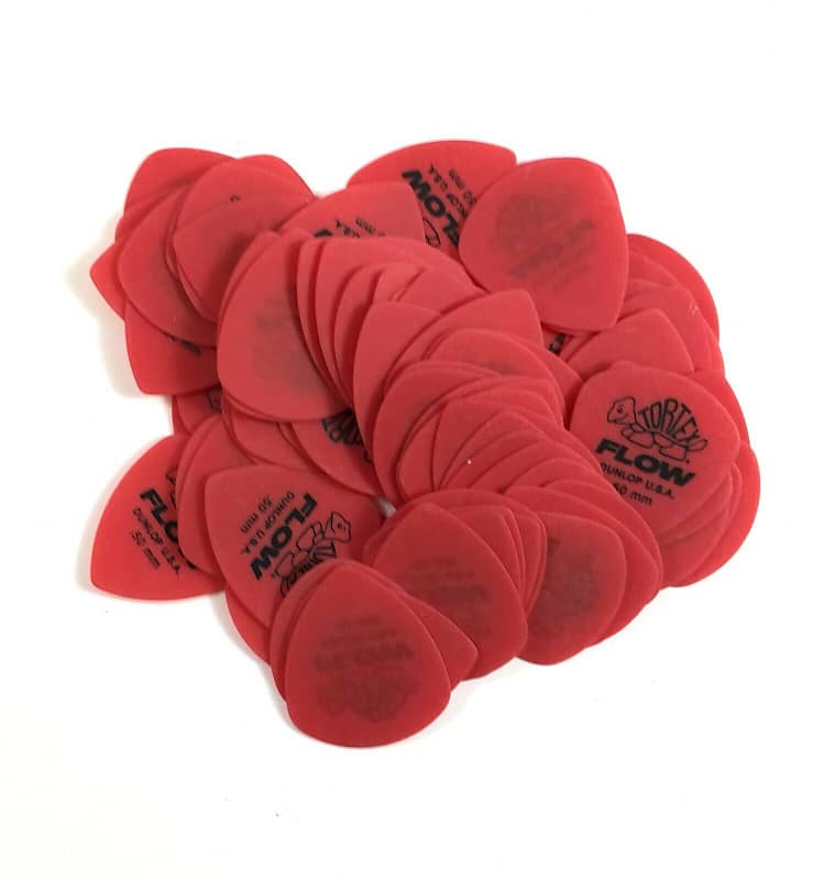 Dunlop Guitar Picks Tortex Flow 72 pack .50mm 558R.50 | Reverb