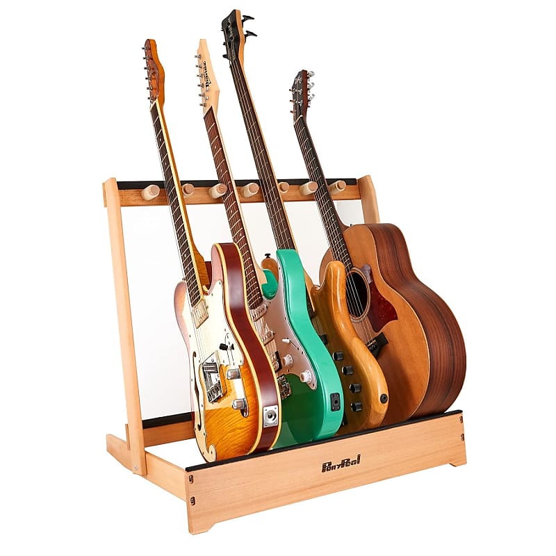 Guitar Stand Multiple Guitars, Guitar Rack Solid Beech Wood | Reverb