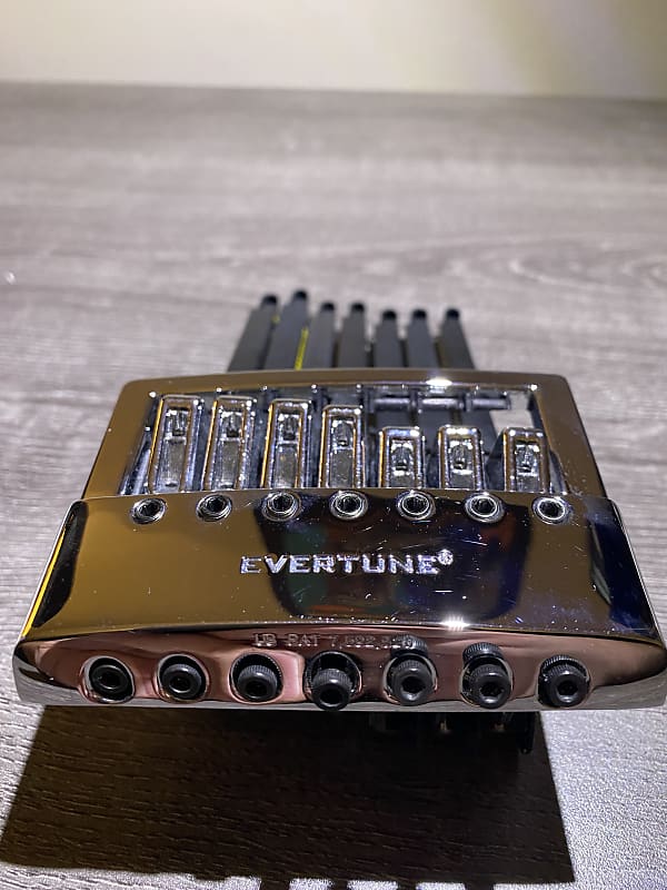 Evertune F7 Model 7 String Bridge Chrome | Reverb
