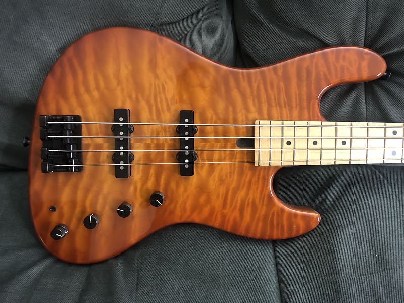 Vintage Sadowsky NYC Standard 4-String Bass Quilted Maple w/ | Reverb