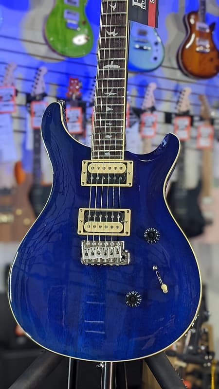 PRS SE Standard 24 - Translucent Blue *FREE PLEK WITH | Reverb