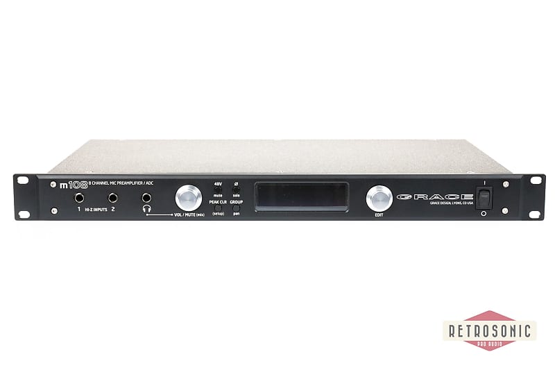 Grace Design m108 8-channel Microphone Preamplifier / ADC | Reverb