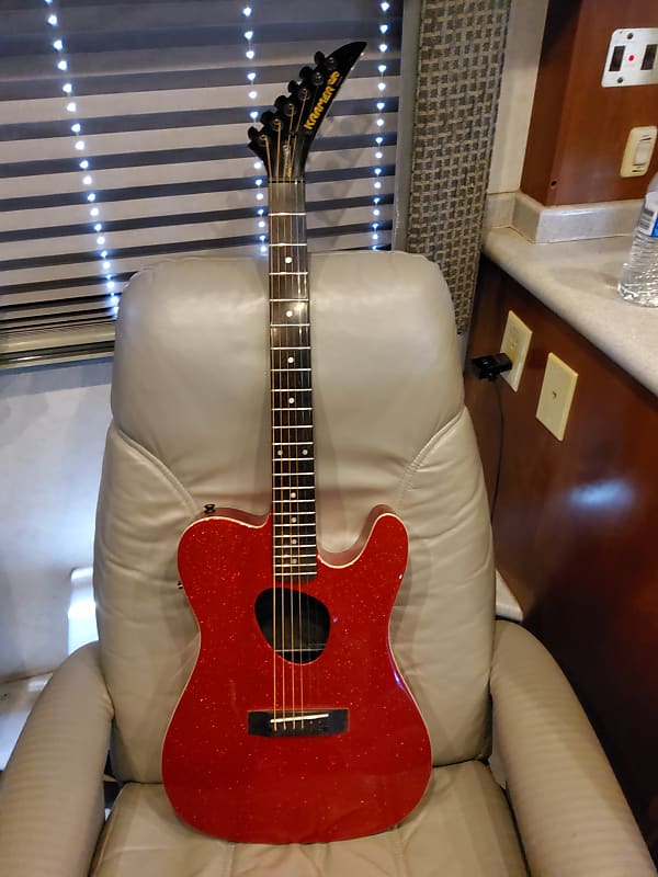 Kramer Ferrington Acoustic 1989 Glitter Red | Reverb