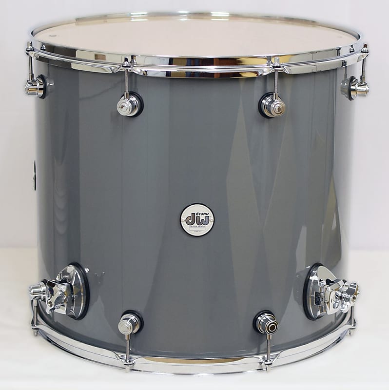 DW Design Series Floor Tom 18x16 Steel Grey DEMO | Reverb