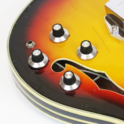 1968 Kent 822 Vintage Original Long Scale Electric Hollowbody | Reverb