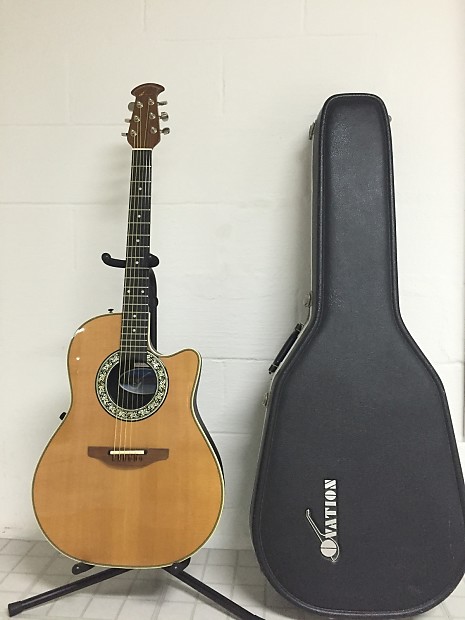 Ovation Balladeer 4861 acoustic electric round back + | Reverb