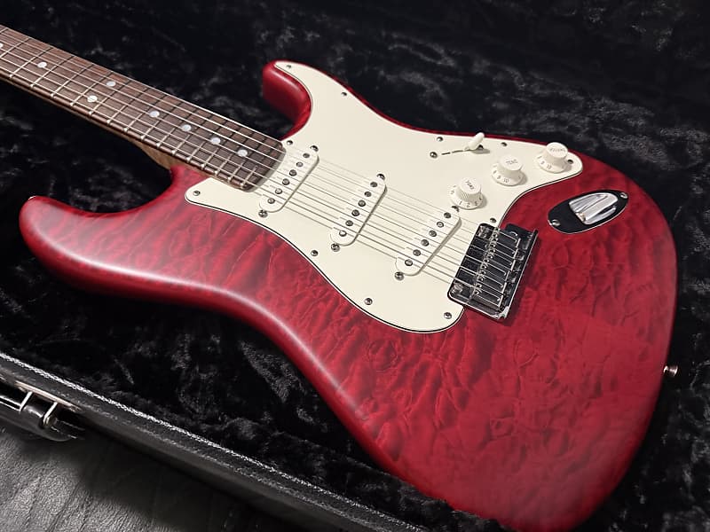 Fender Custom Shop "Custom Deluxe" Stratocaster 2014 - Candy | Reverb