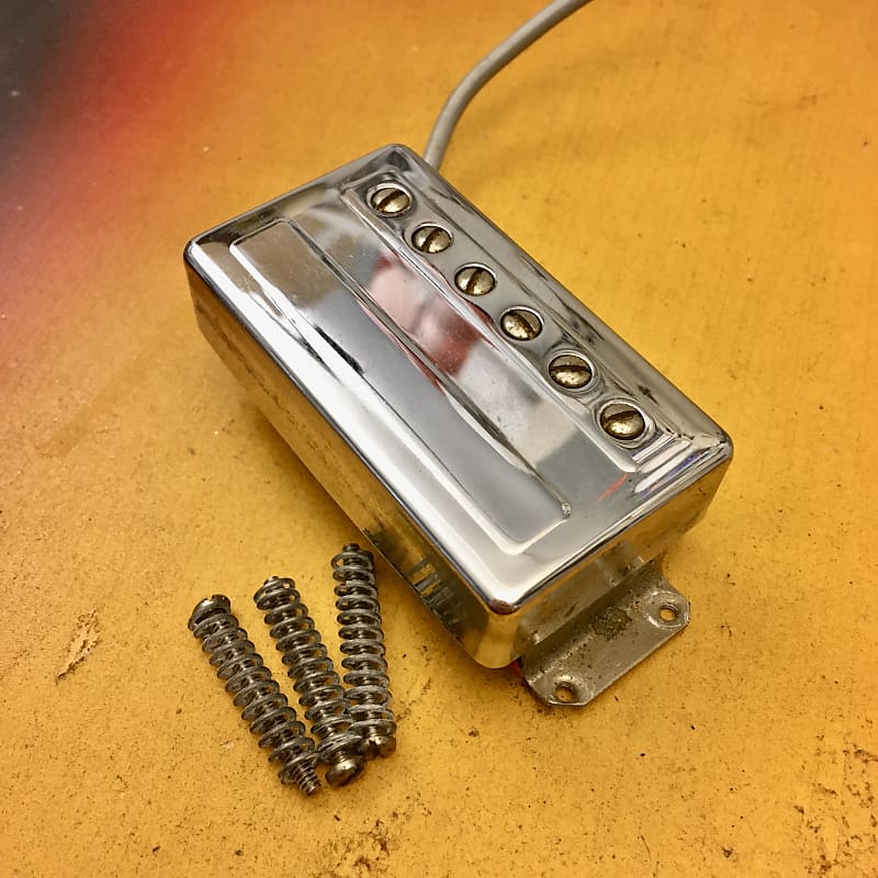Guild Hb-1 humbucker pickup c 1970 Chrome original vintage | Reverb UK