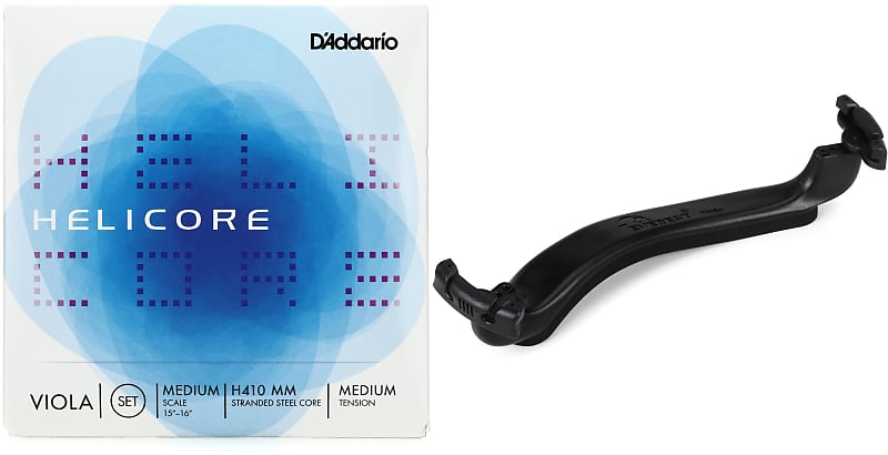 D'Addario H410 Helicore Viola String Set - Medium Size Bundle | Reverb