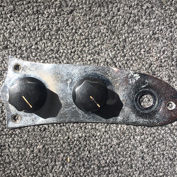 Fender Mustang Control Plate And Knobs 1965 | Reverb