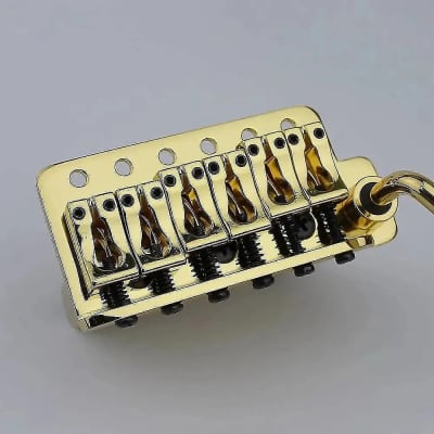 Gold Stratocaster Strat Style Guitar Bridge Tremolo System | Reverb
