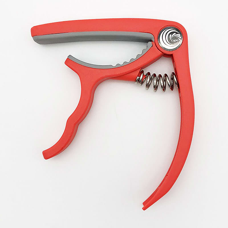 Red Plastic Acoustic Classic Electric Guitar Capo | Reverb UK