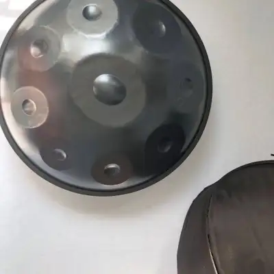 🛸Handmade UFO Handpan🛸 AM Key 9 notes 🎶 Holy wood moisture | Reverb