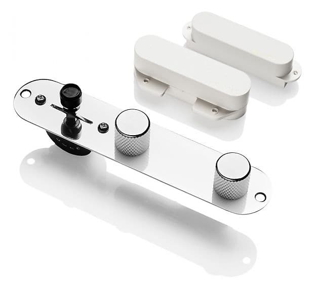 EMG TX SYSTEM WHITE 2 ACTIVE SOLDERLESS TELECASTER GUITAR | Reverb