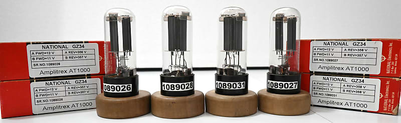 GZ34 5AR4 National Electronics Russian tubes Made in Holland | Reverb