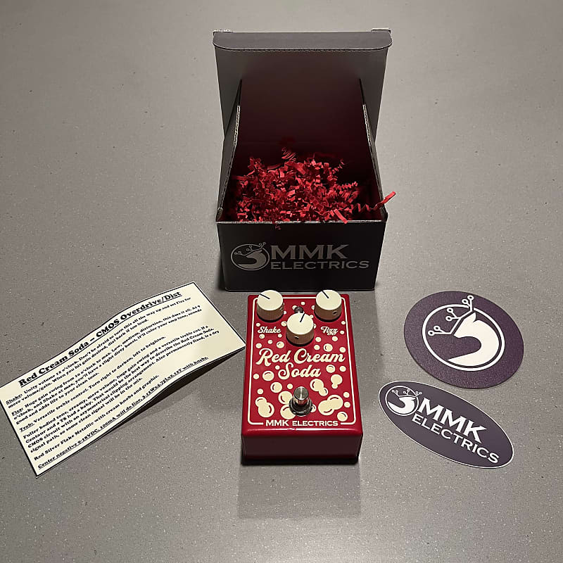 MMK Electrics Red Cream Soda OD/Distortion pedal (Klon + | Reverb