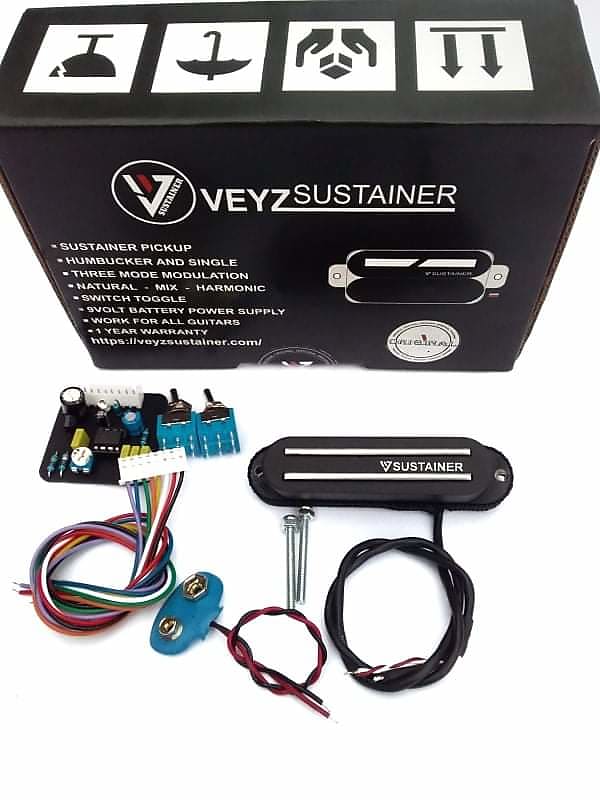 VEYZ SUSTAINER PICKUP SINGLE COIL PICKUP GUITAR 2017 - Custom | Reverb