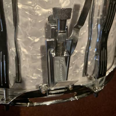 NEW Ludwig Classic Maple Shell 6 1/2 x 14" White Marine Pearl | Reverb