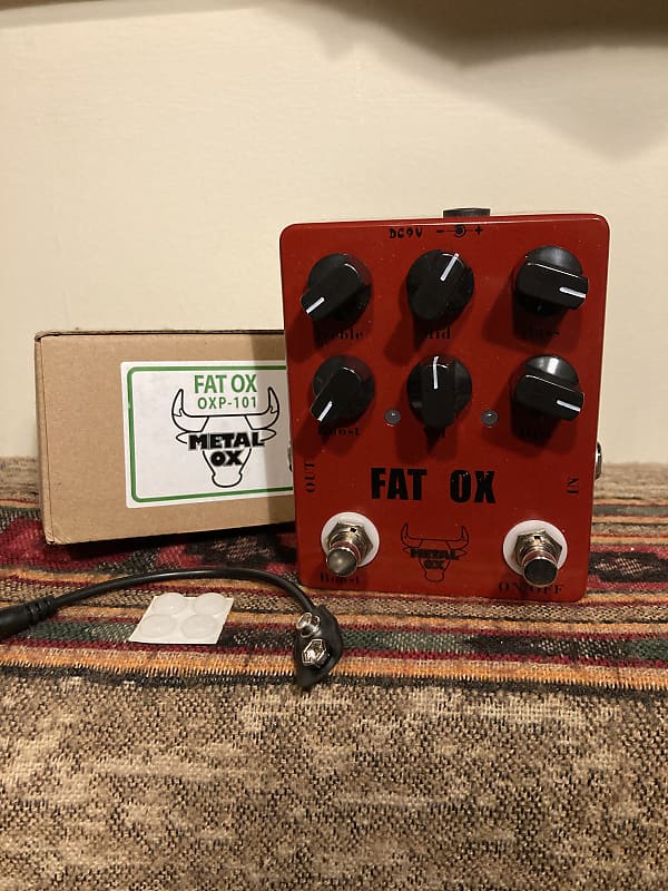 Fat Ox OXP-101 Metal Ox 2010s - Red | Reverb UK