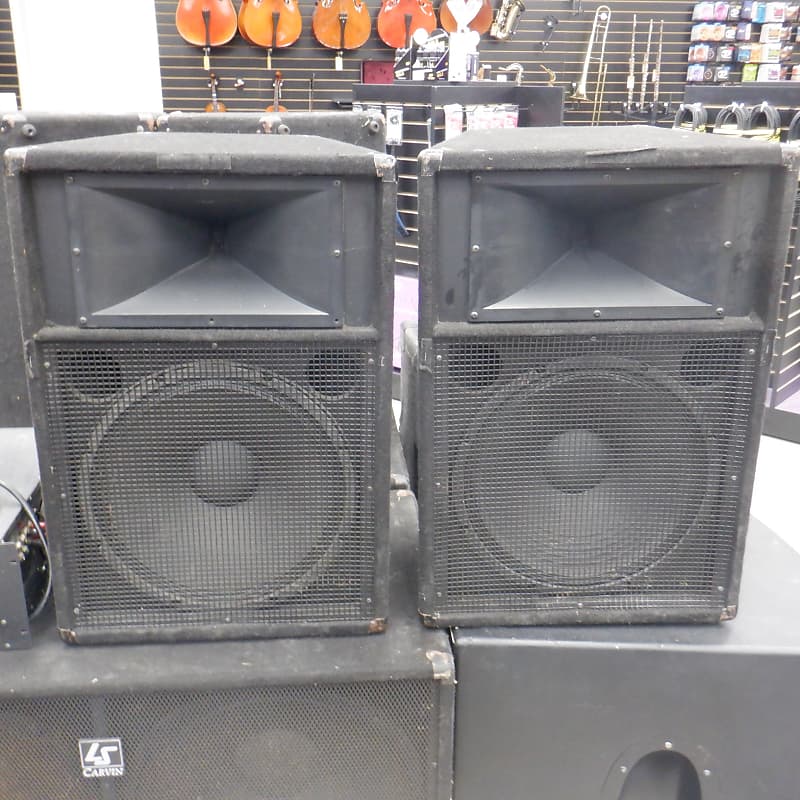 Used Yamaha S115IV Full Range Speakers (Pair) | Reverb