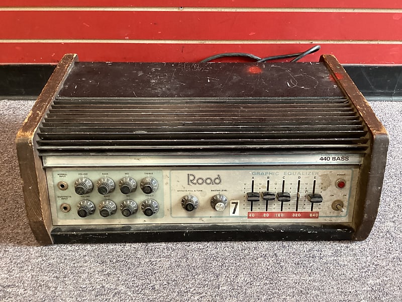 Road 440 Bass Guitar Amplifier Head - D EQ Slider | Reverb